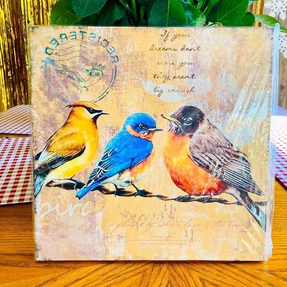 Unlisted | Art | Canvas Birds Wall Art | Poshmark